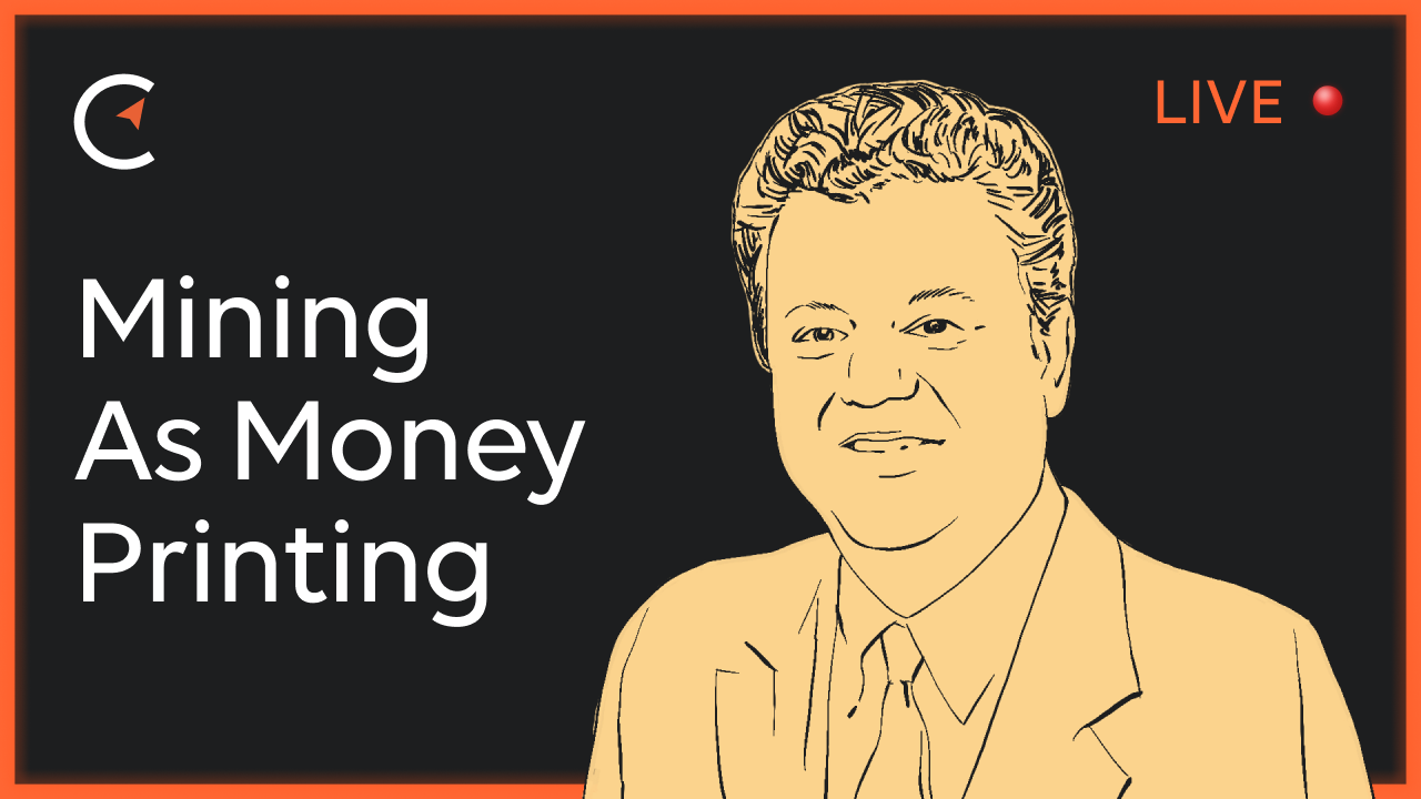 Mining as Money Printing