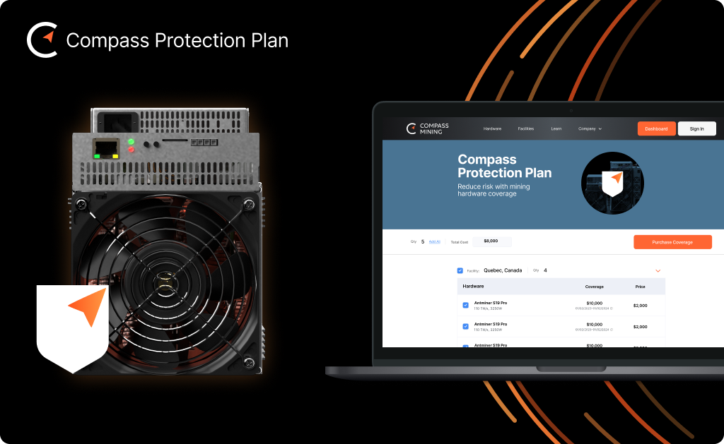 Compass Mining Launches First Retail Hardware Protection Plan For ASIC ...