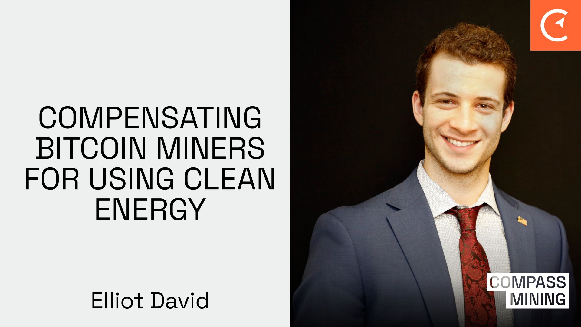 Compensating Bitcoin Miners For Using Clean Energy With Elliot David ...